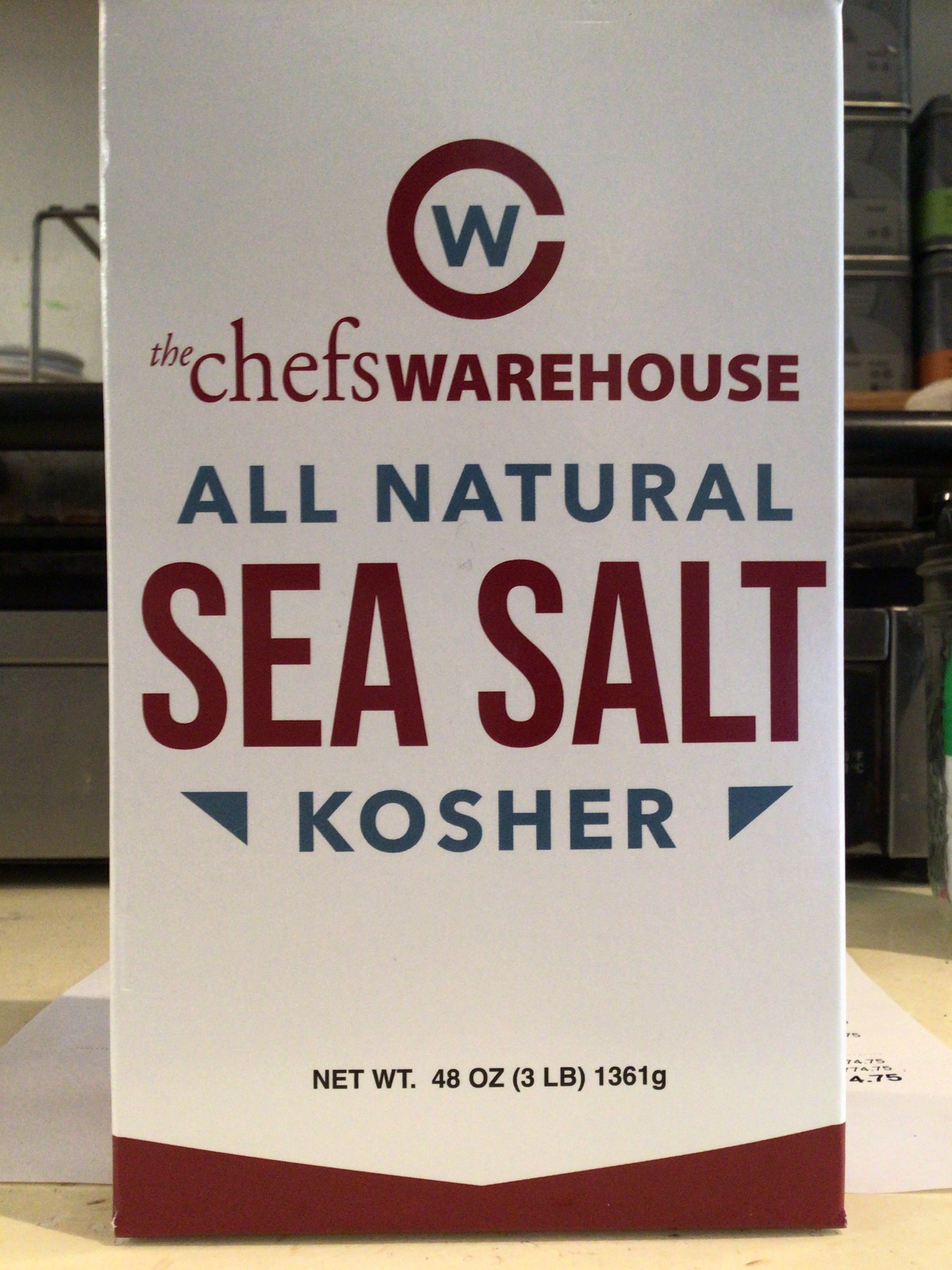 Chef’s Warehouse Kosher Sea Salt – Noctua Bakery