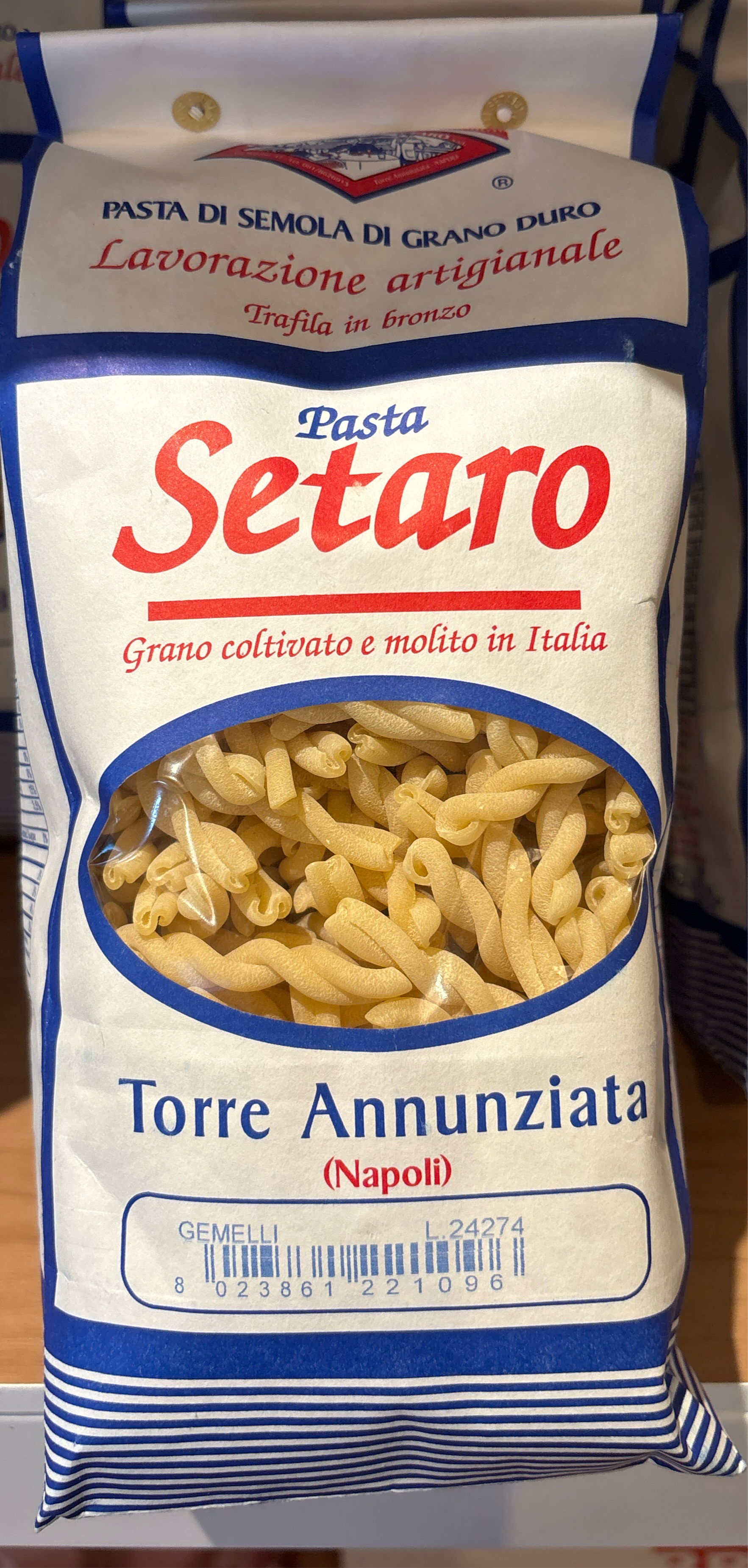 Setaro Gemelli Pasta – Noctua Bakery